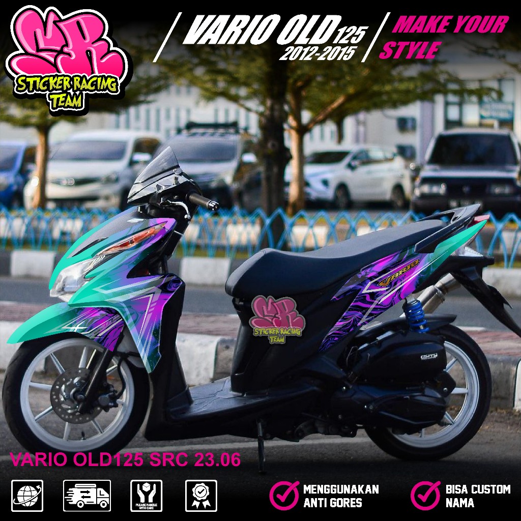 Jual COD Decal Sticker Full Body Honda Vario Techno 125 Old Lama 2012 ...