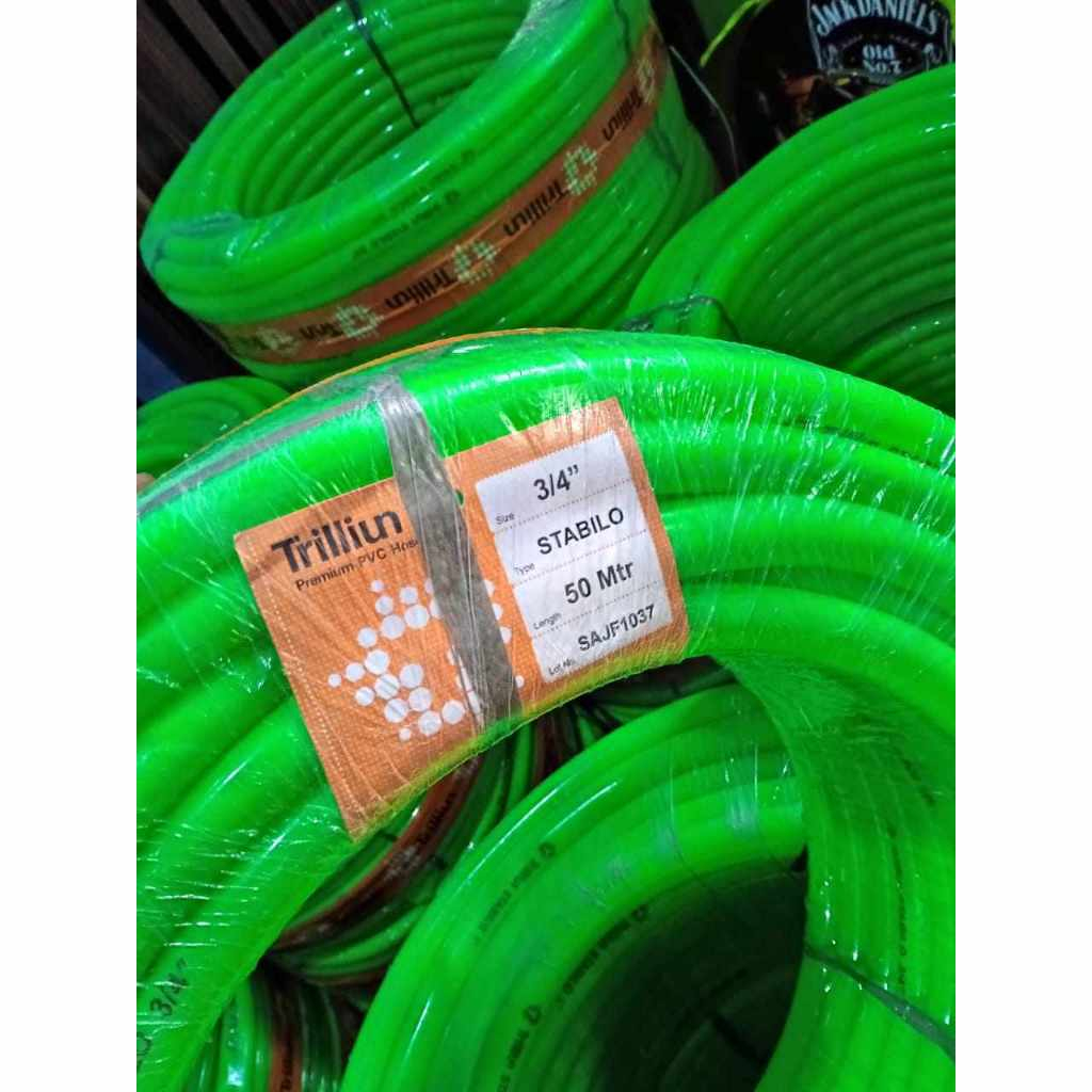 Jual TERLARIS SELANG AIR SNI TRILIUN 3/4 STABILO PANJANG 50 METER FULL/SELANG TAMAN/SELANG CUCI ...