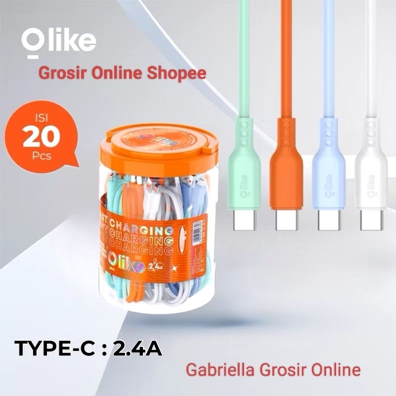 Jual Kabel Data Olike D306C TypeC 1toples | Shopee Indonesia
