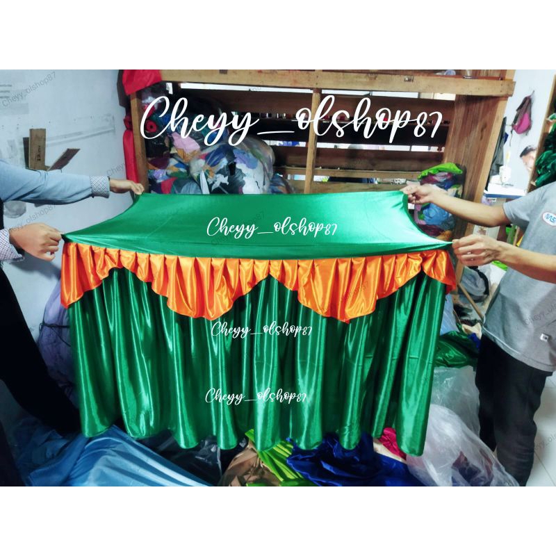 Jual Cover taplak meja poni meja siswa satu kursi 75cm x 60cm x 85cm ...