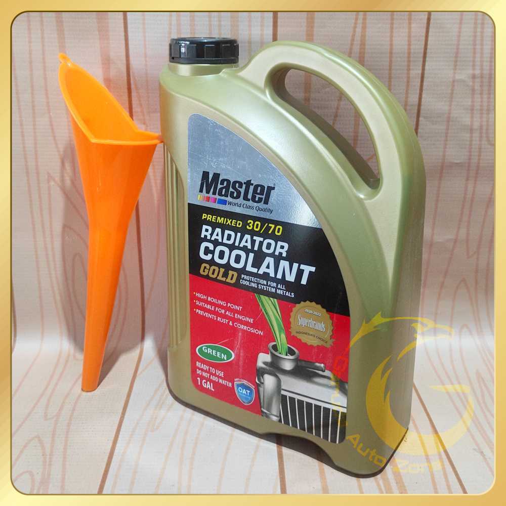 Jual Radiator Coolant MASTER Gold Hijau 4L 10431bk | Shopee Indonesia