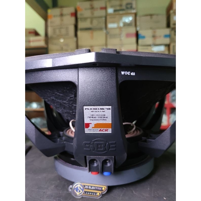 Jual SPEAKER ACR FABULOUS 18" PA-113183-MK2 SW FAB SUBOOFER 1500 WATT | Shopee Indonesia