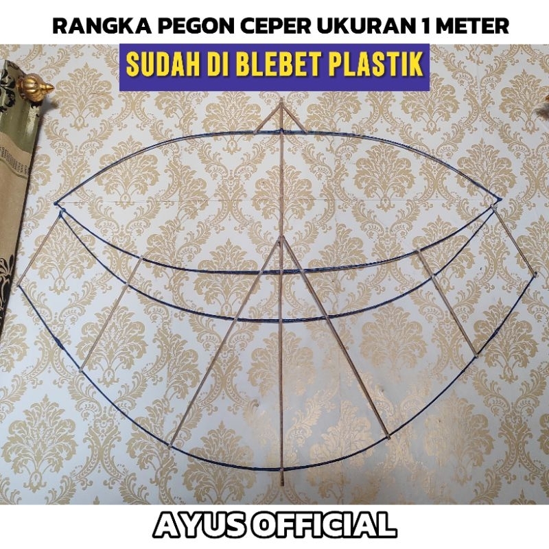 Jual KERANGKA PEGON CEPER UKURAN 1 METER FULL BLEBET | Shopee Indonesia