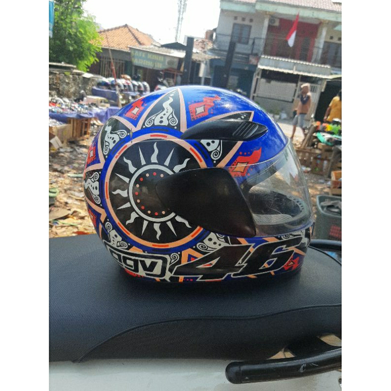 Jual Helm Agv Tbh Valentino Rossi 46 Sun And Moon Size L (Bekas ...
