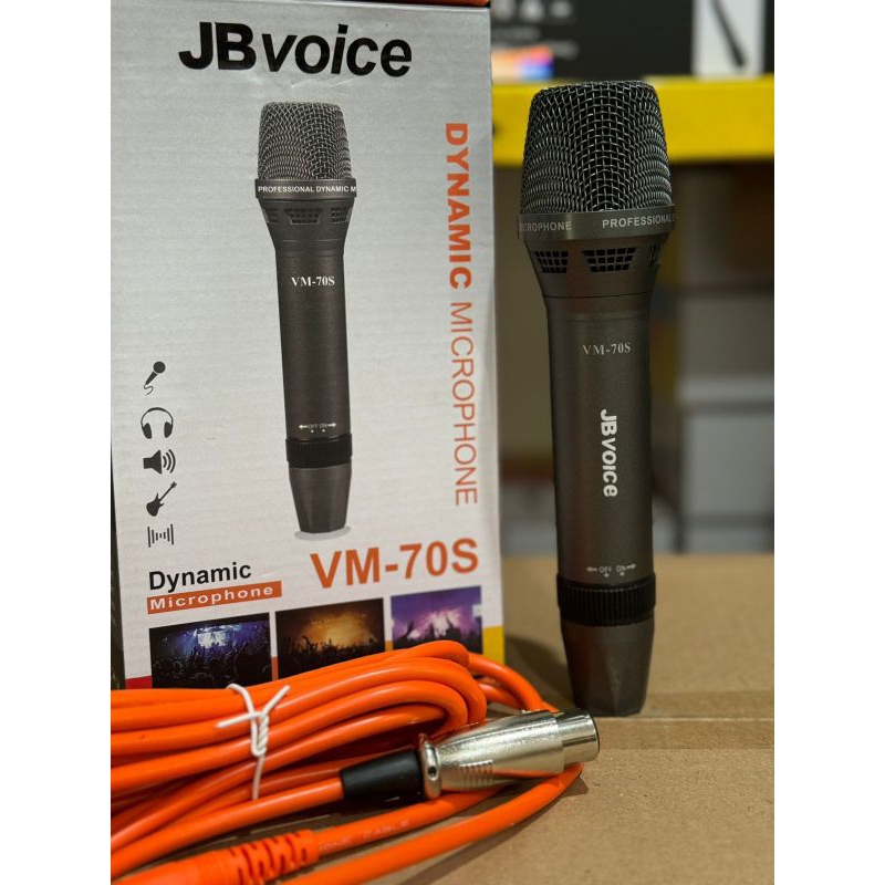 Jual Mic kabel vocal JBVOICE VM-70S JB voice vm 70s dynamic microphone ...