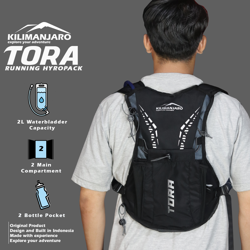 Jual Hydropack Tora Original Kilimanjaro Vest Running | Vest Sepeda ...