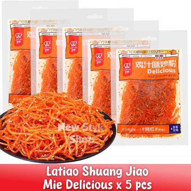 Jual [ HALAL] Latiao Viral Shuang Jiao 102g X 5 Pcs | Shopee Indonesia