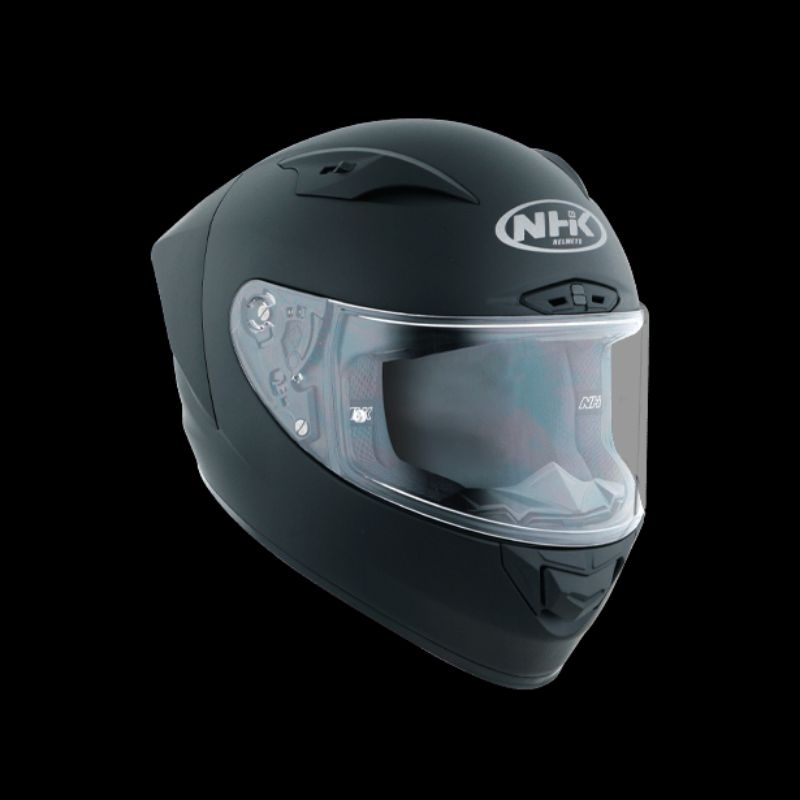 Jual HELM FULLFACE NHK GP-R TECH STREET SOLID BLACK | Shopee Indonesia