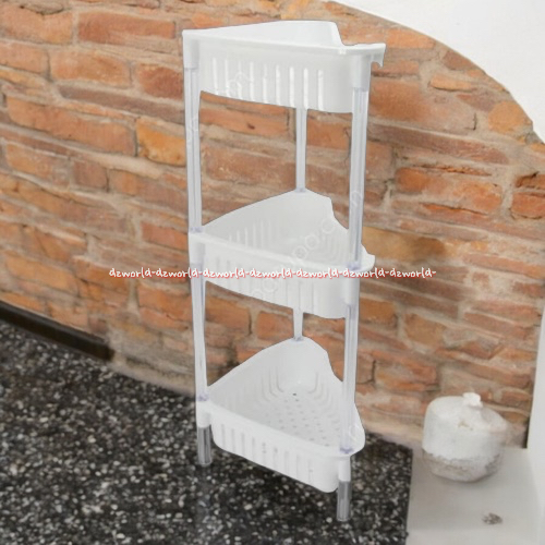 Jual Keyway Rak Plastik 3tingkat Pojok Sudut Made in Jepang Rak Bumbu ...
