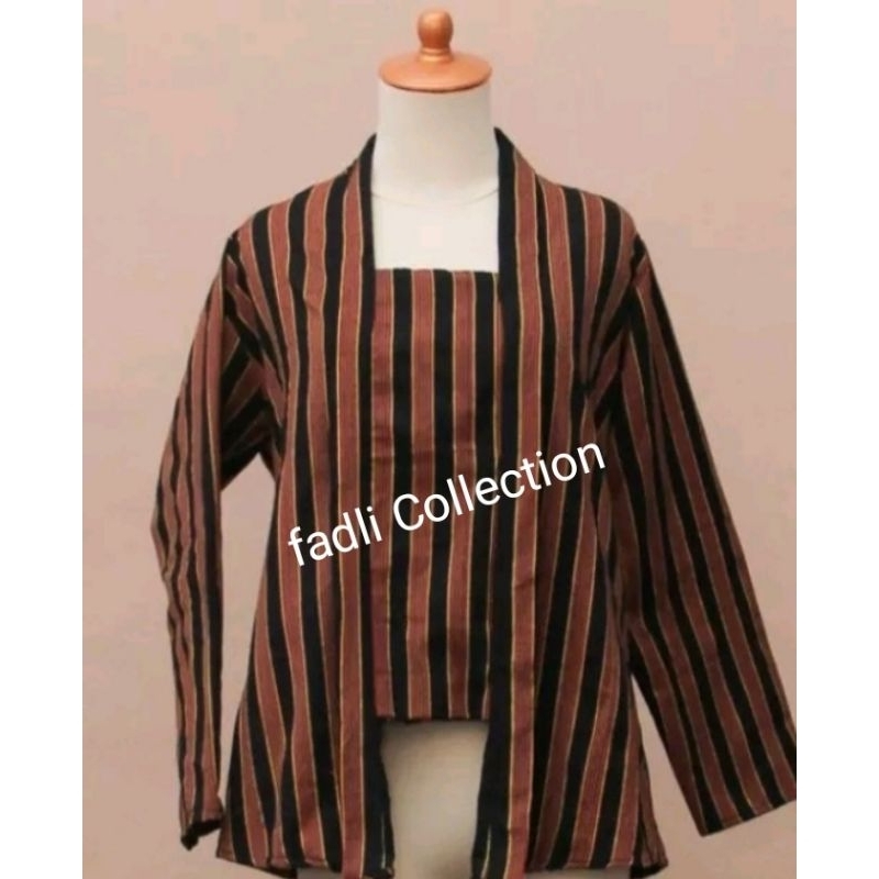 Jual Baju lurik wanita / kebaya lurik wanita / kebaya jawa / baju adat jawa perempuan | Shopee ...