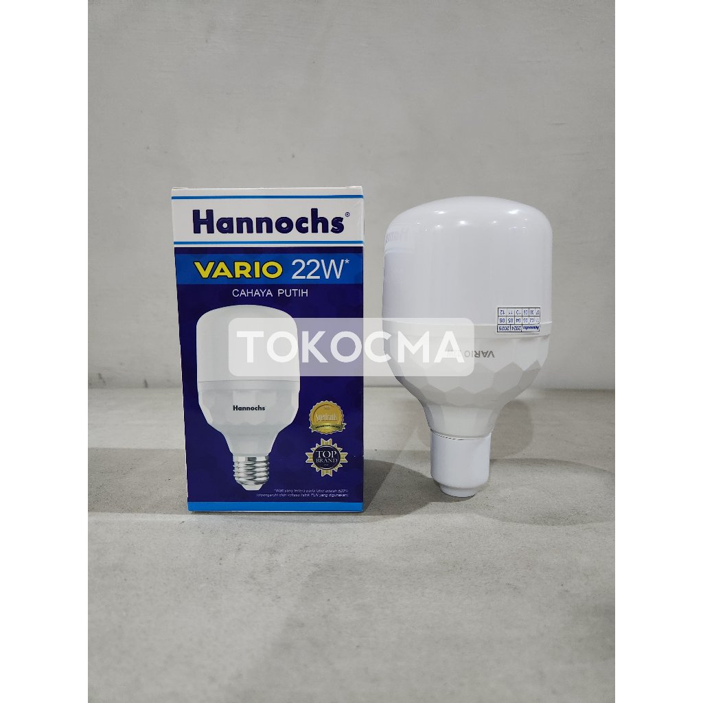 Jual Lampu LED Bohlam Vario 22w 22watt Hannochs CoolDayLight | Shopee Indonesia