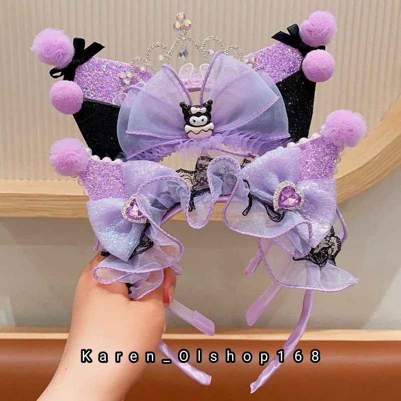 Jual Bando Anak Perempuan Sanrio Kuromi Cinamoroll Headband Kuromi ...