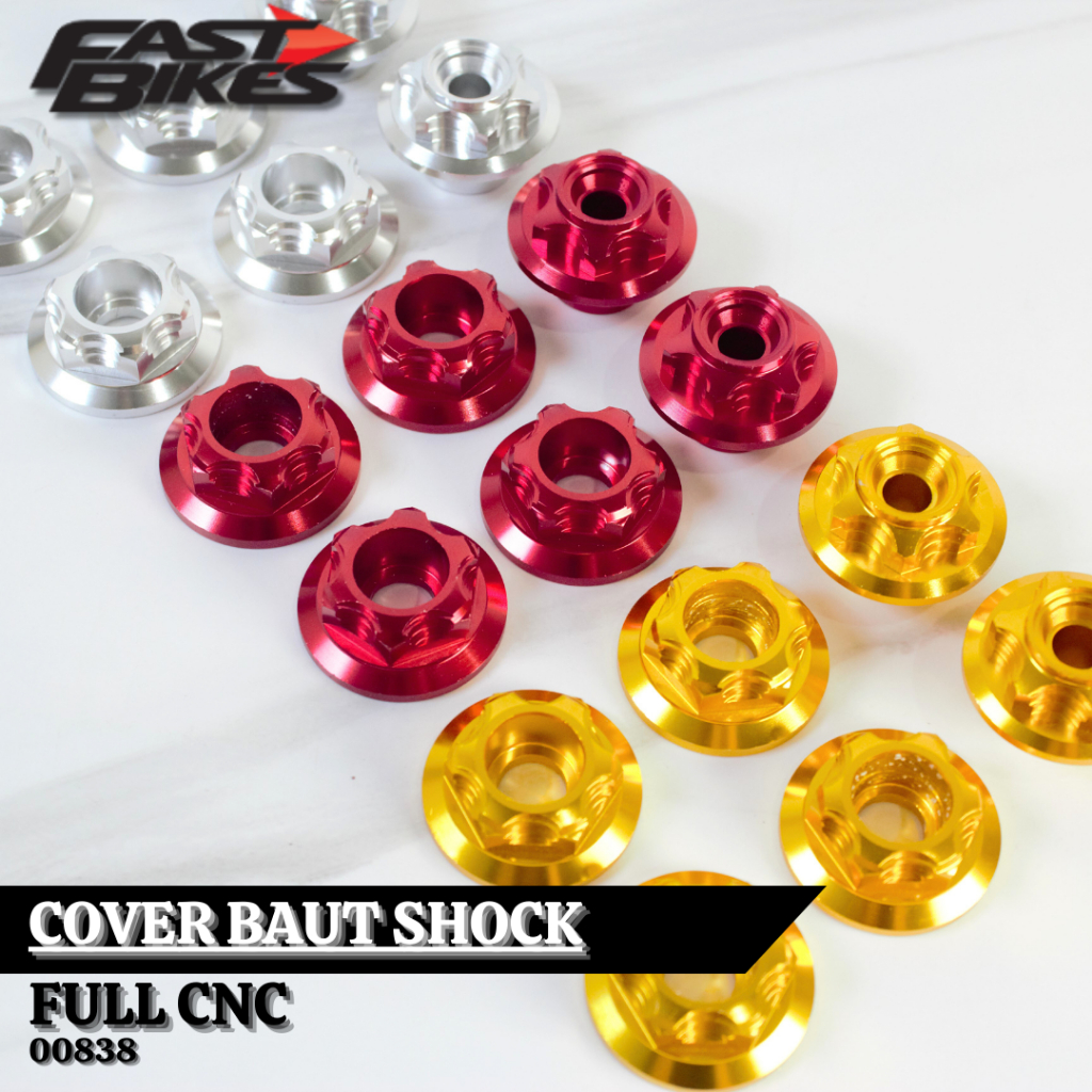 Jual Cover Baut Shock Full Cnc Variasi Fastbikes Tutup Baut Shock Motor ...