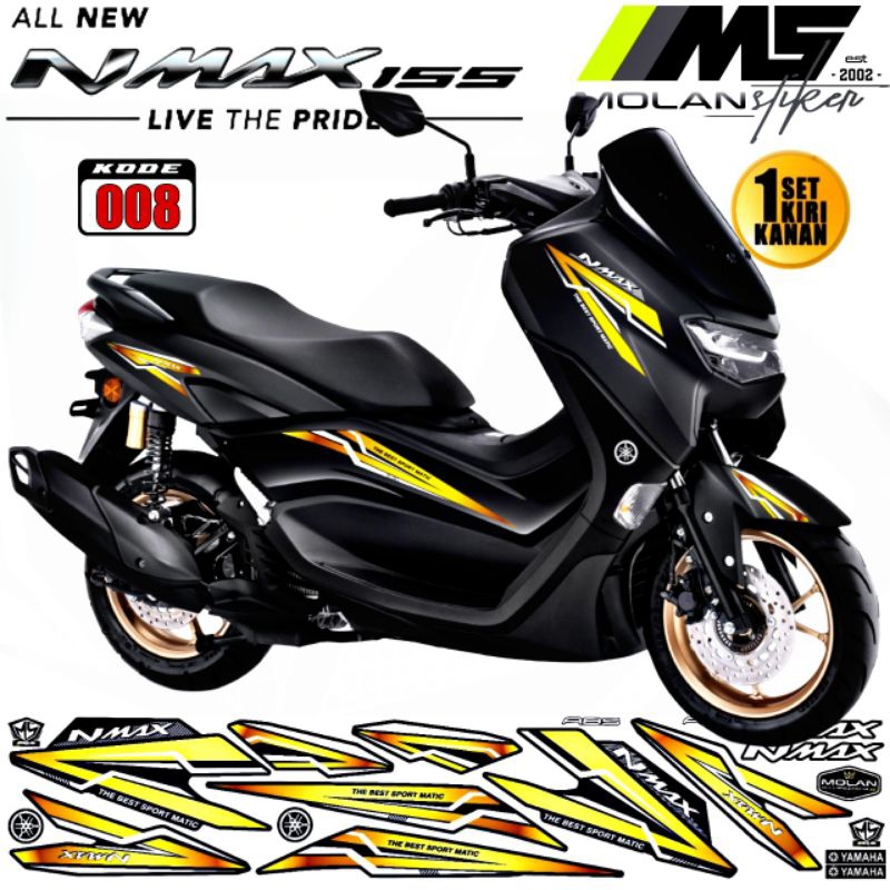 Jual Decal Sticker Striping Variasi NMAX 155 Connected /New Nmax 2020 ...