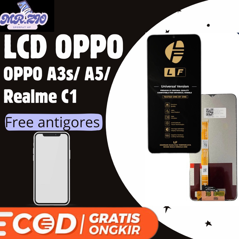 Jual (LCD LF ORIGINAL) LCD Oppo A3s/ A5/ C1 Fullshet Touchscreen | Shopee Indonesia