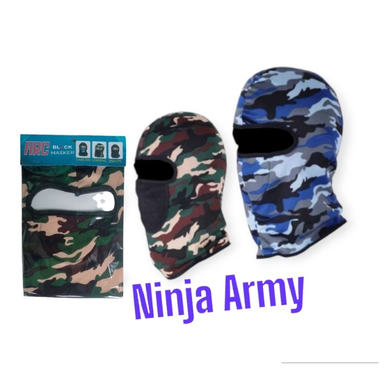 Jual Masker Ninja Busa / Masker Ninja Army / Topeng Ninja Loreng ...