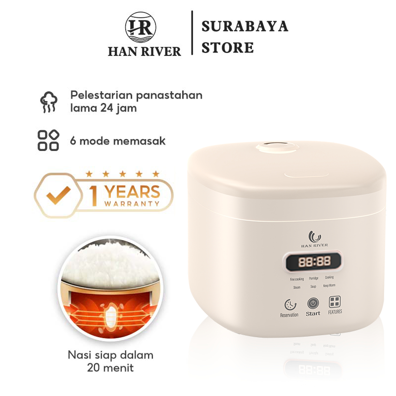 Jual HAN RIVER Rice Cooker 400Watt Magic Com Smart cooker Penanak nasi ...