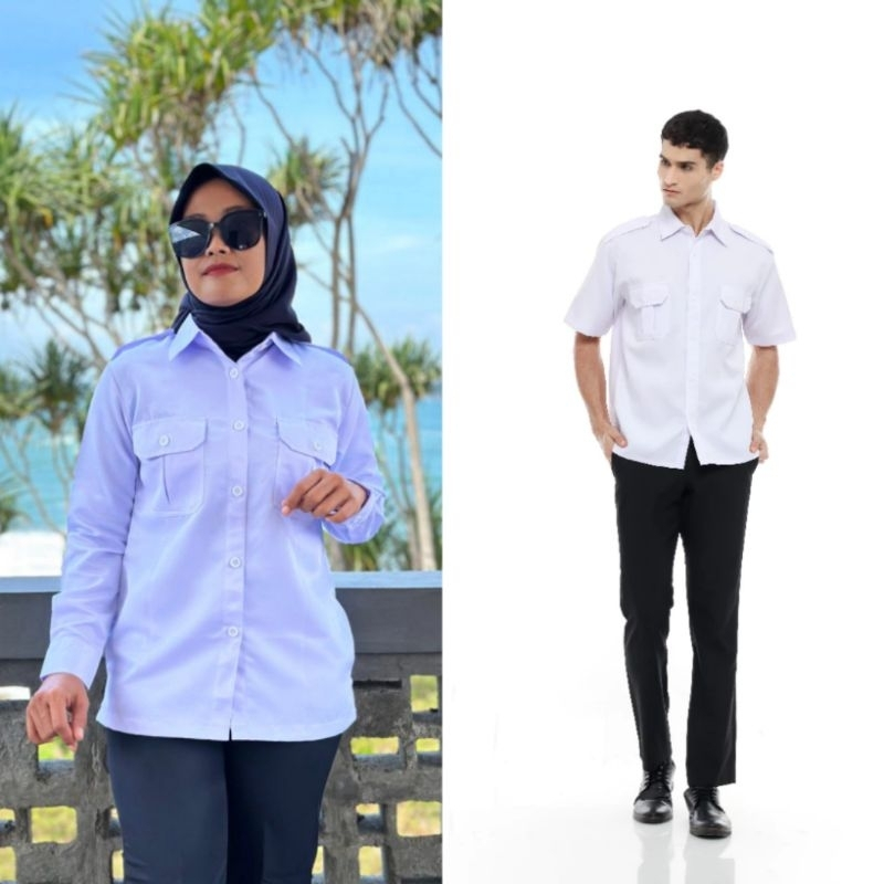 Jual Baju Dinas Putih Pns Wanita Baju Pdh Wanita Putih Seragam Putih ...