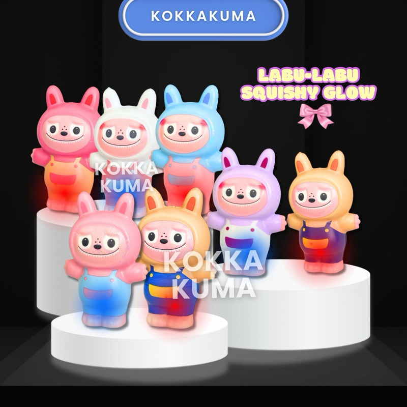 Jual ( KKM ) SQUISHY LABUBU / LABU LABU Lucu Mainan Pencet Anak Viral ...