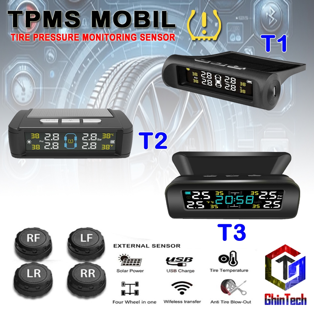 Jual TPMS WIRELESS TIRE PRESSURE MONITORING SENSOR TEKANAN ANGIN BAN ...