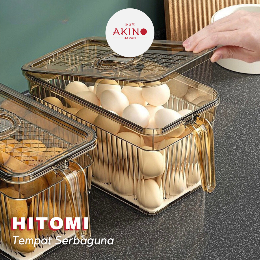 Jual AKINO - HITOMI Storage Kulkas Daging Acrylic Container Kulkas ...