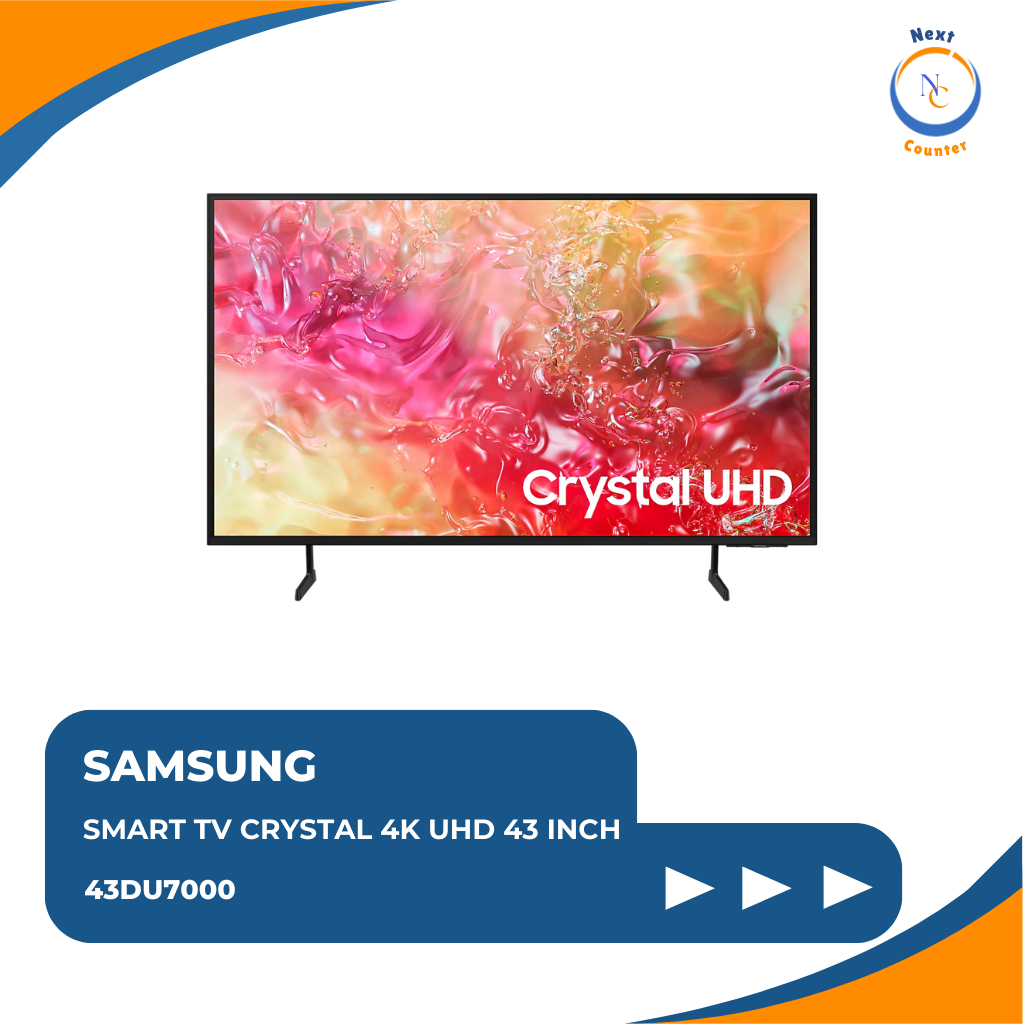 Jual SAMSUNG SMART TV CRYSTAL UHD 4K 43 INCH 43DU7000 | Shopee Indonesia