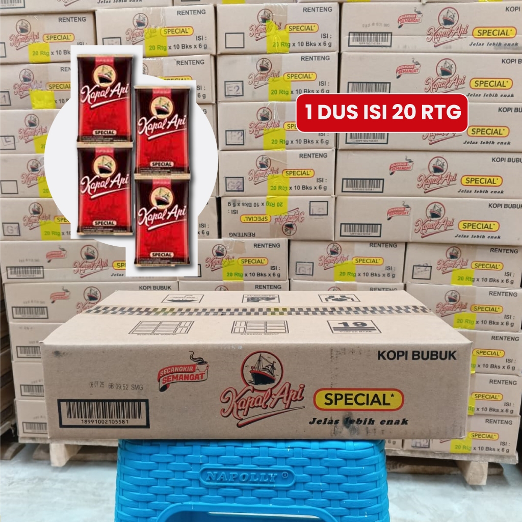 Jual (TERMURAH) KOPI KAPAL API MINI SPESIAL 6GR 1 DUS ISI 20 RENTENG ...
