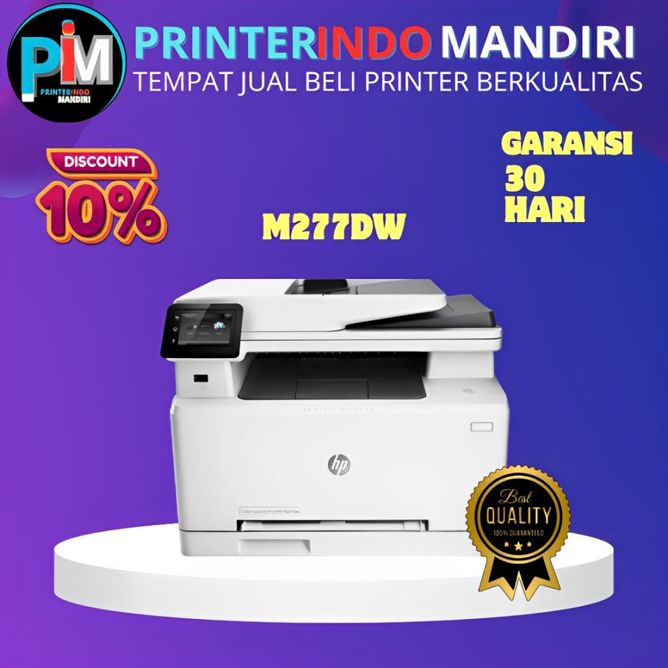 Jual Printer Warna HP Laserjet Pro MFP M277dw Print Scan Copy F4 ADF ...