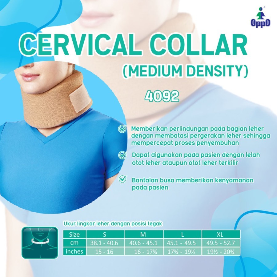 Jual cervical collar oppo 4092/ penyangga leher | Shopee Indonesia