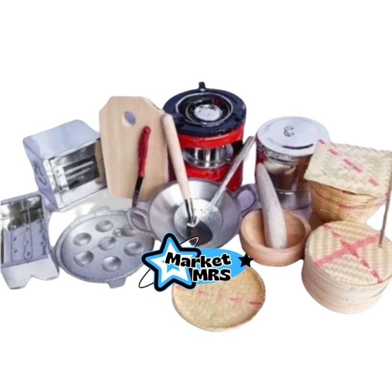 Jual Alat Masak masakan Anak Mini Tradisional Paket A12 Lengkap kompor ...