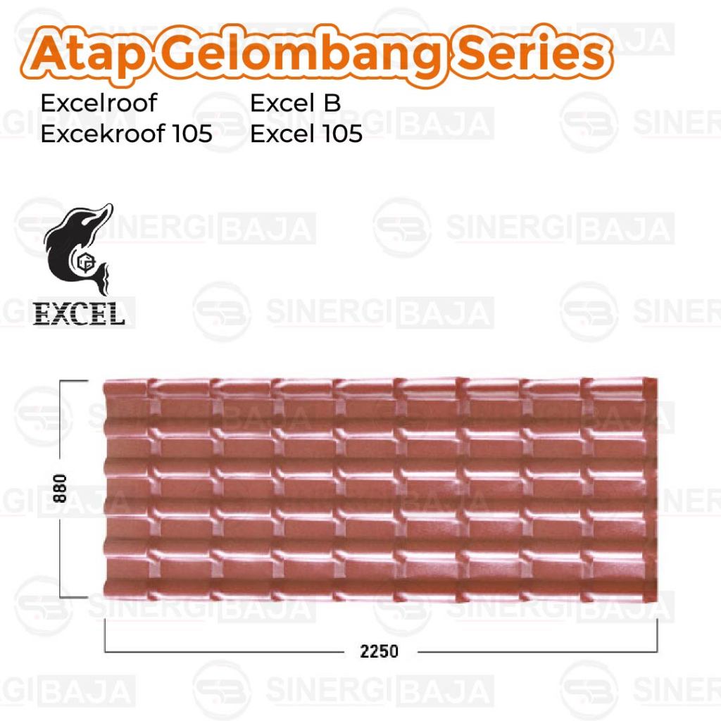 Jual EXCEL Atap Gelombang Bening PET / Excelroof / Excel B - 105 | Shopee Indonesia