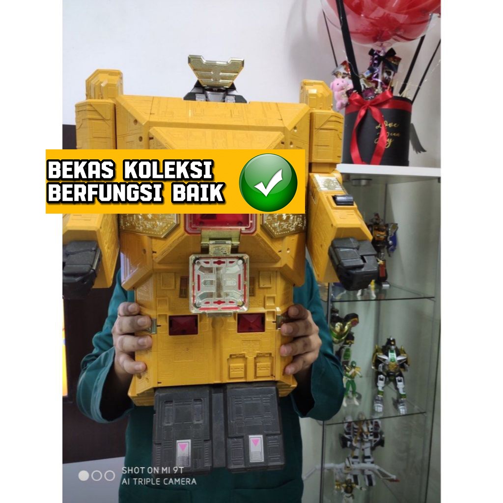 Jual Dx Power Rangers Zeo Chouriki Sentai Ohranger Gold Zord | Shopee ...