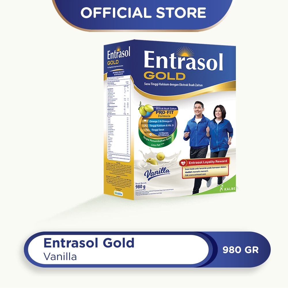 Jual ENTRASOL GOLD VANILLA 980 G | Shopee Indonesia