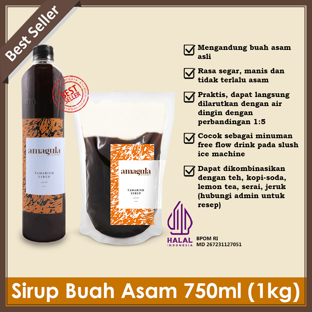Jual AMAGULA TAMARIND SYRUP – SIRUP ASAM JAWA/ GULA ASAM/ SARI ASEM ...