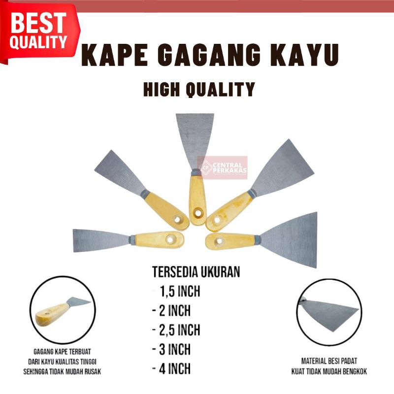 Jual Kape Gagang Kayu / Kape Cat / Pengerok Pengupas Cat Tembok / cat ...