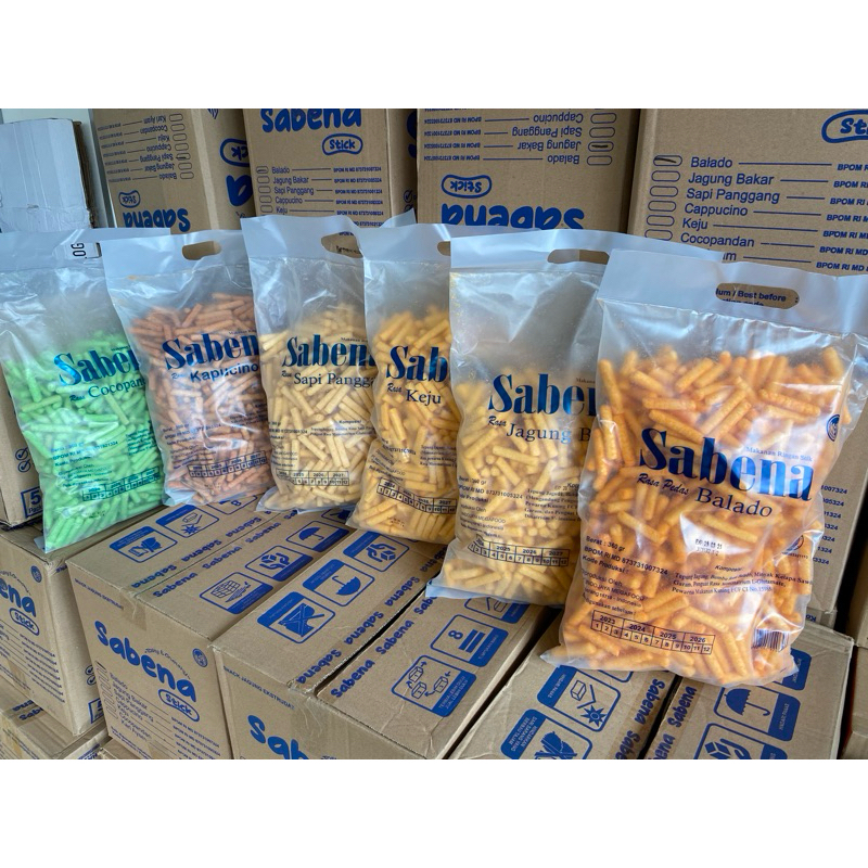 Jual SNACK SABENA PAKET ISI 3 PACK 360GRAM ALL VARIAN RASA | Shopee ...