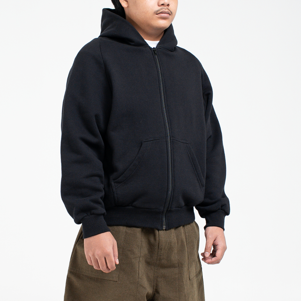 Jual Raglan Zipper Boxy Hoodie by Money Alter - Zipper Hoodie Bahan ...