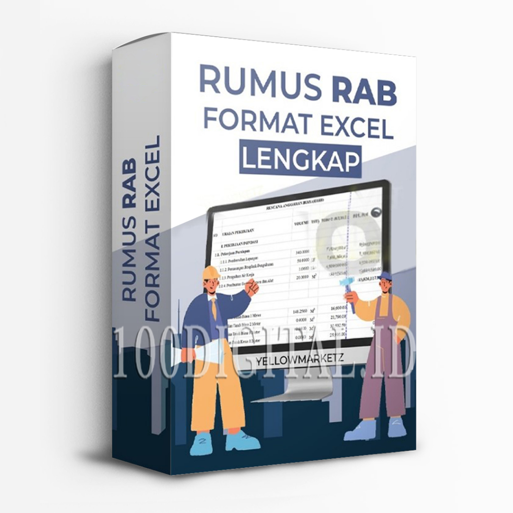 Jual (ID4219) TOOLS RAB OTOMATIS EXCEL : Aplikasi Perhitungan Rencana ...