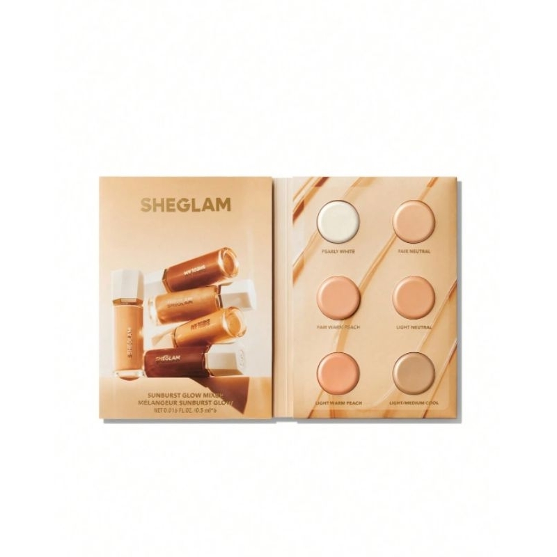 Jual SHEGLAM (READY) SUNBURST GLOW MIXER SAMPLE ( isi 6 shade) | Shopee Indonesia
