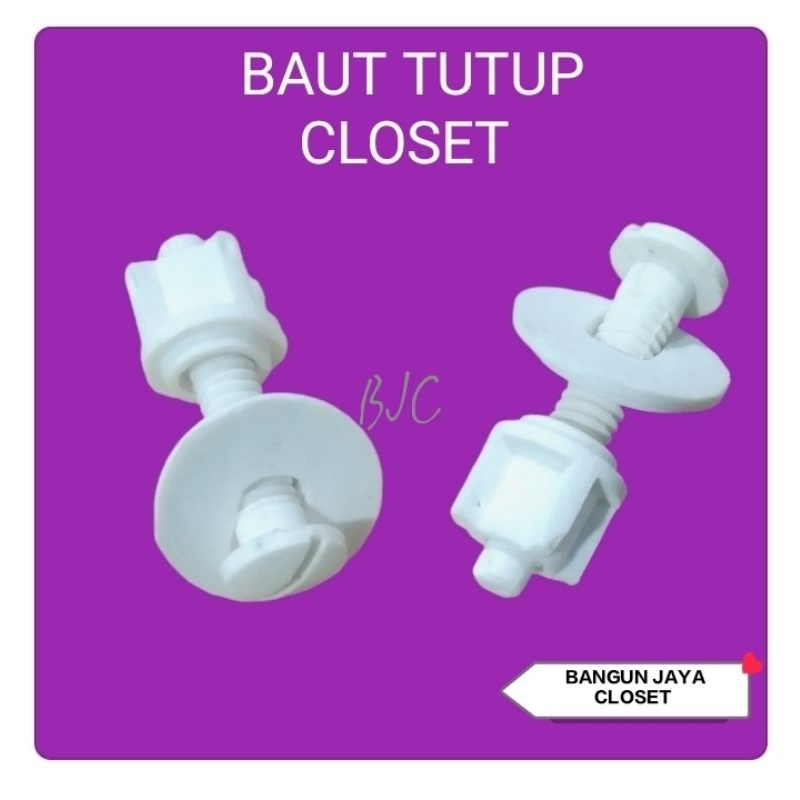 Jual Baut tutup CLOSET Toto Tc 505/baut cover universal/baut tutup ...