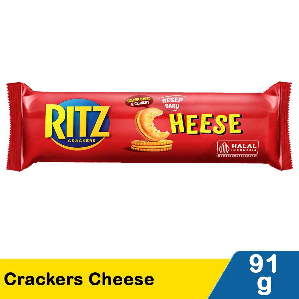 Jual Ritz Sandwich Biskuit Rasa Keju dan chocolate 91 gr cemilan ...