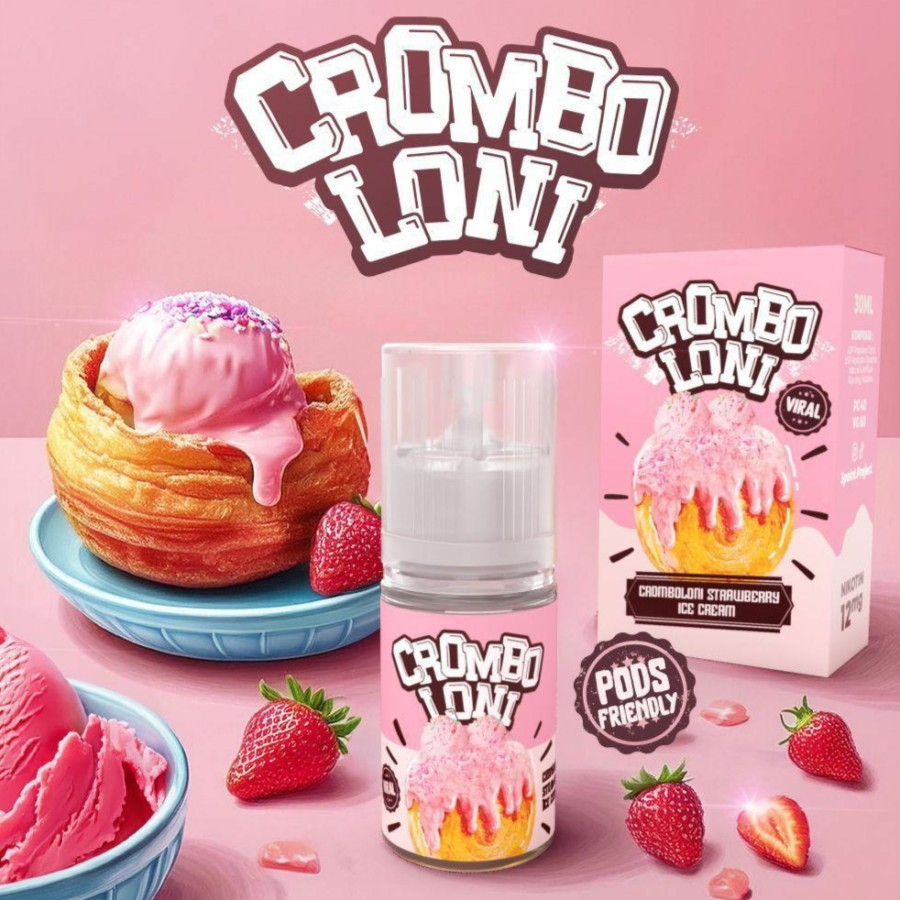 Jual Cromboloni Pods Friendly 30Ml V1 Strawberry Cream 12Mg Creamy ...