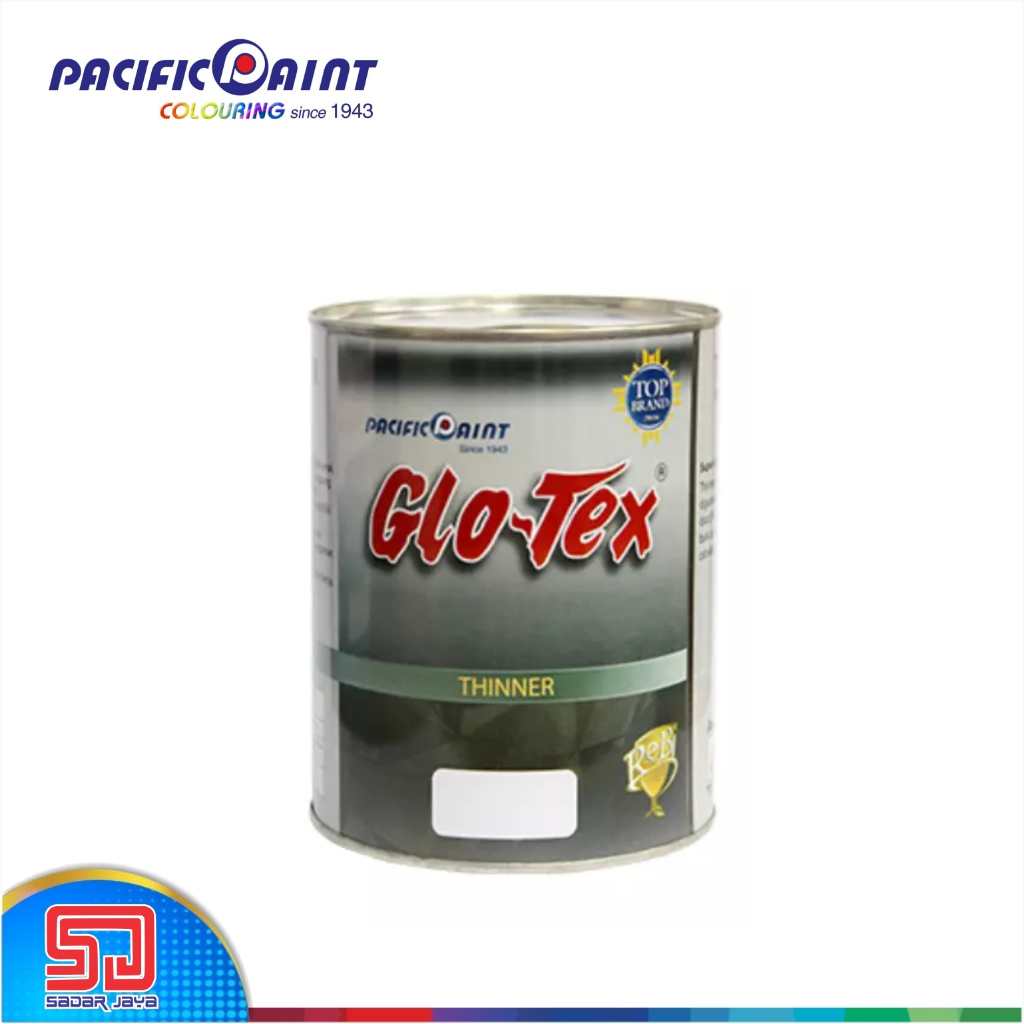 Jual Glotex Thinner 0,7 Liter Pacific Paint Pelarut Pengencer Cat ...
