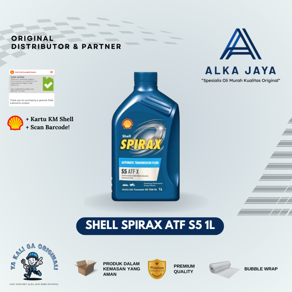 Jual OLI SHELL SPIRAX ATF, OLI S5, OLI TRANSMISI MATIC SHELL, SPIRAX S5 1L | Shopee Indonesia