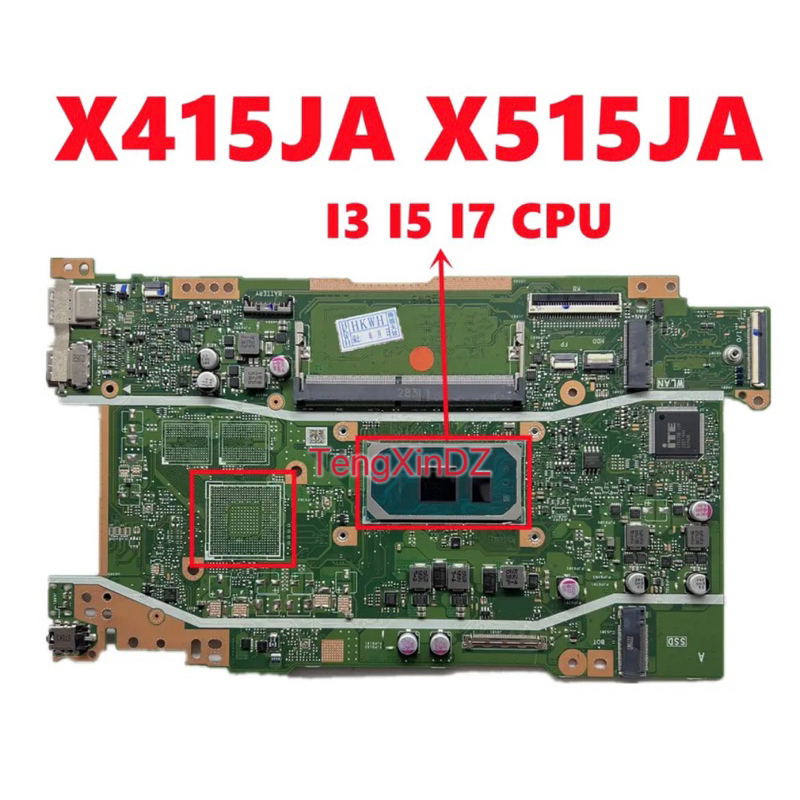 Jual X415JA untuk ASUS X415JA X515JA 14/15inch Laptop motherboard ...