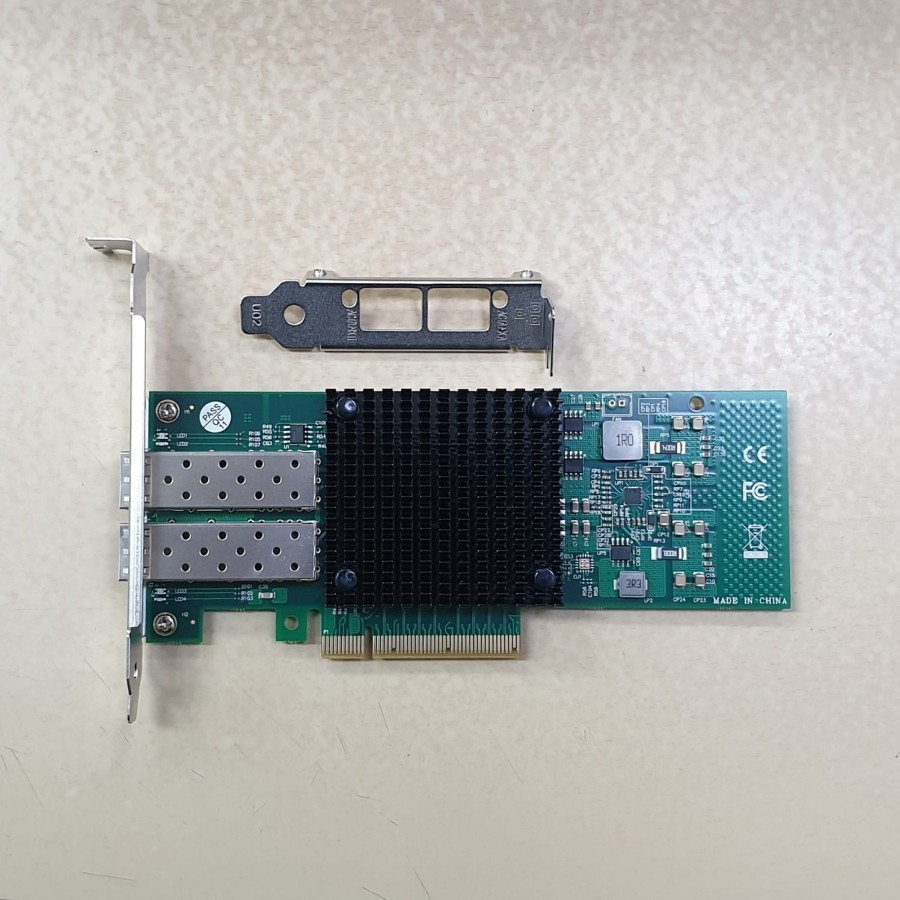 Jual LAN Card PCIE x 8 - 2 port SFP 10Gb Intel JL82599ES | Shopee Indonesia