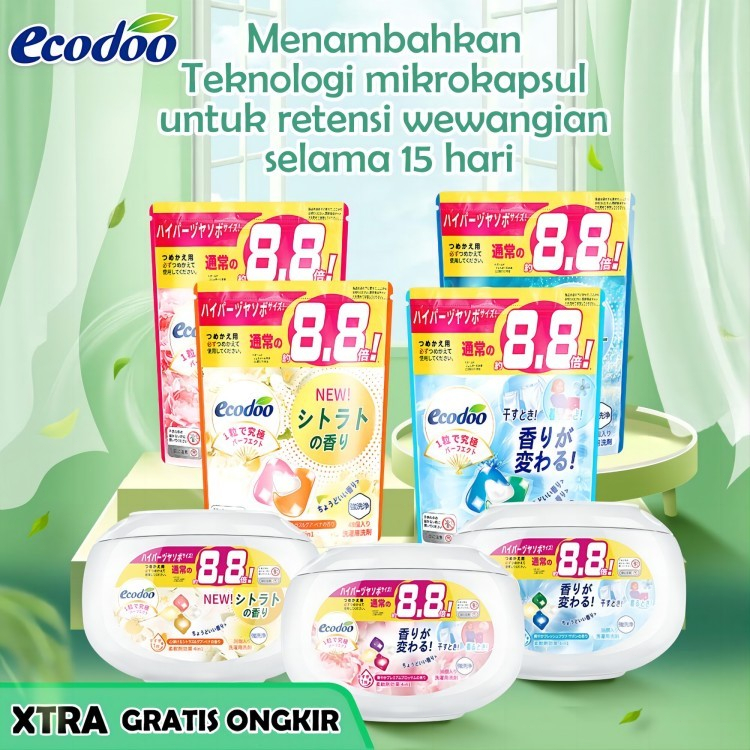 Jual Ecodoo Laundry Gel Detergen，Sabun CUCI Baju laundry，deterjen laundry wangi tahan lama ...