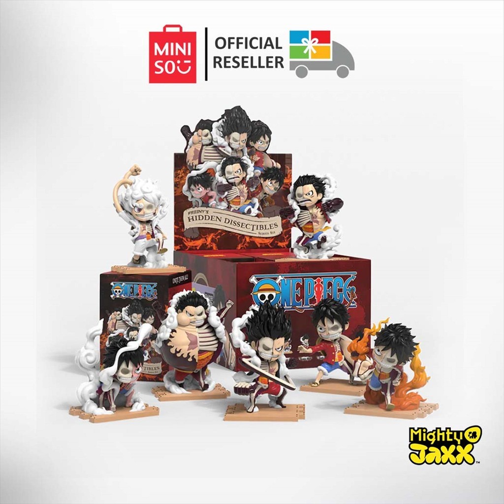 Jual MINISO x Mighty Jacxx Fun Boxx One Piece BB (Luffy`s Gears Edition ...