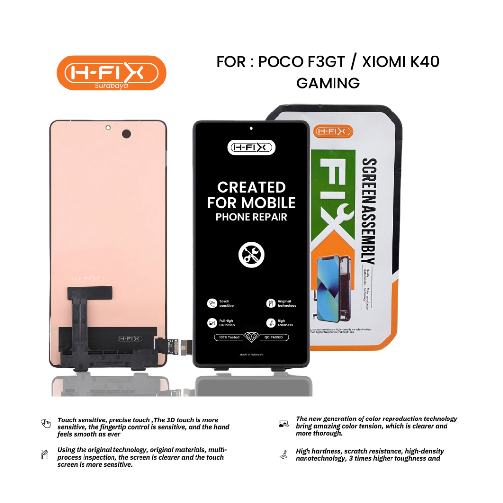 Jual H-Fix Original Lcd Pocophone F3 / Xiaomi K40 Original Fullset ...