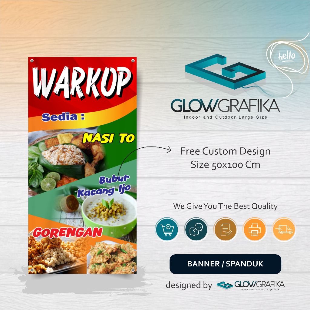 Jual Cetak Spanduk Banner Warkop | Shopee Indonesia